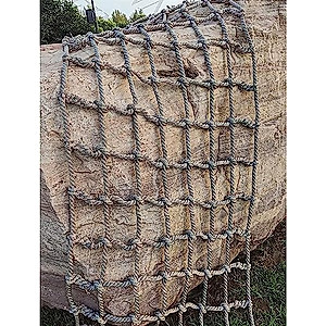 EkiDaz HXRW Rope Net Climbing Rope Net for Kids Multi-Purpose Protective Safety Net Outdoor Climbing Cargo Netting Playground Sets for Backyards (Size : 3 * 5m(9.9 * 15.15ft))