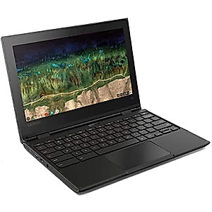 Lenovo 500e Chromebook 2-in-1 Laptop, 11.6in HD Touch, Intel Celeron N3450, 4 GB RAM, 32GB eMMC Drive, Webcam, Chrome OS NO Pen (Renewed) (No Pen)