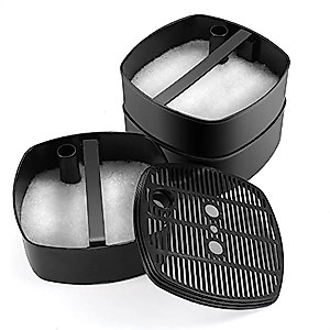 SunSun Hw302 265GPH Pro Canister Filter Kit, white - 9 Piece Set