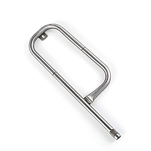 60040 Grill Burner Tube for Weber Q100, Q120, Q1000, Q1200, Baby Q, 17 inches Stainless Steel Burner Tube Replacement for Weber 50060001, 51010001,51060001,69957,41657