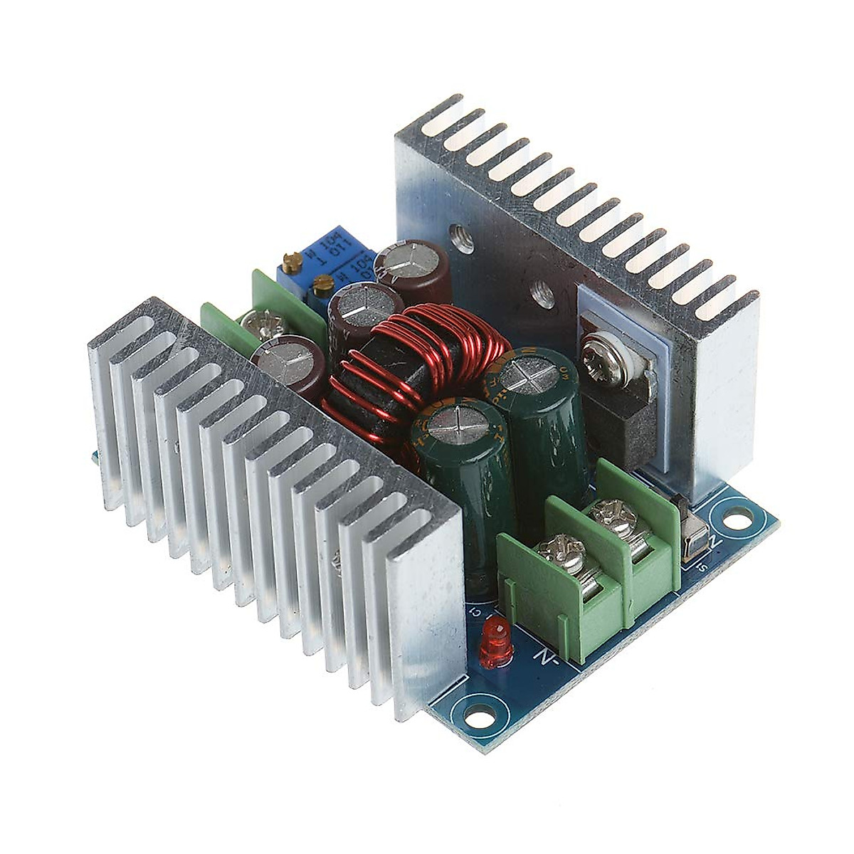 Anmbest Constant Current CC CV Buck Converter Module DC 6-40V to 1.2-36V 20A 300W Adjustable Step Down Voltage Regulator Power Supply Module with Short Circuit Protection Function