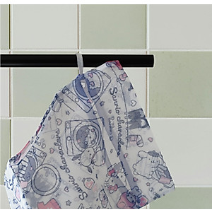Polyester Mesh Laundry Bag with Hanging String - Mesh Wash Bags, Delicate Laundry Bag (Pompom-Puin, Pocahco-Dog, My-Meloday, Kitty Kitten, Cinnamon-roll, Bad-Batz-Maroo)