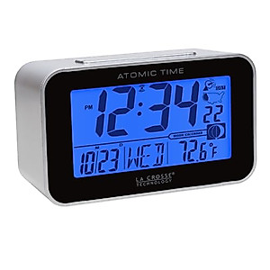 La Crosse Technology 617-1270 Atomic LCD Alarm Clock