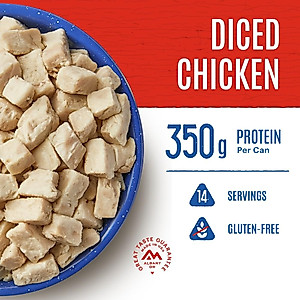 Mountain House Cooked Diced Chicken | Freeze Dried Survival & Emergency Food | #10 Can | Gluten-Free, 30235-Parent