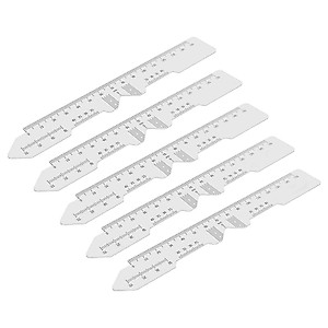 5pcs Ophthalmic PD Ruler, Clear Data Marking