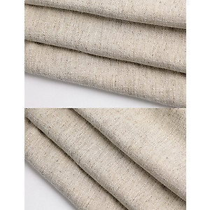 Hooever Womens Cotton Linen Pants Casual Button Up High Waisted Wide Leg Trousers(haki-XS) Khaki