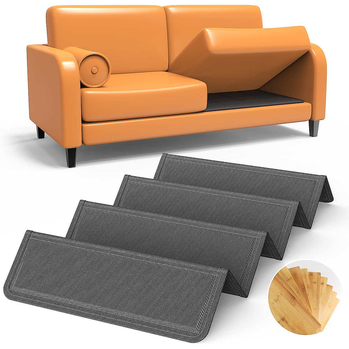 sevkumz Couch Supports for Sagging Cushions, 44" x 18" Sofa Cushion Support Board for Sagging Seat, Under Couch Cushions Support Boards, Couch Cushion Support for Sagging Seat, Couch Support Slats