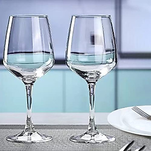 Cadamada Wine Glasses,12oz Red Wine Glasses,for Red or White Wine, High-end Banquet, Party, Bar, Wedding, Gift (16 pcs)