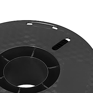 PLA Filament, 1kg 3D Printer Consumable Bubble Free Smokeless for Printing(Black)