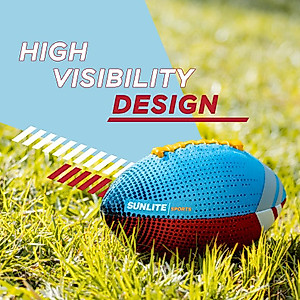 Sunlite Sports Waterproof Football, Outdoor Play, Pool Beach Lake Park Water Toy, for Kids Children Teens Adults