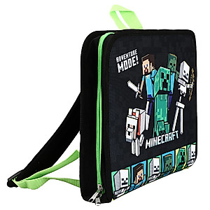 Minecraft Mainframe Hanging Backpack with Clear Interior Tablet Window