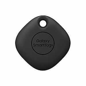 SAMSUNG Galaxy SmartTag+ Plus Bluetooth Smart Home Accessory Tracker and Attachment Locator for Lost Keys, Bag, Wallet, Luggage, Pets, Glasses, Other Items, US Version, 1 Pack, Black
