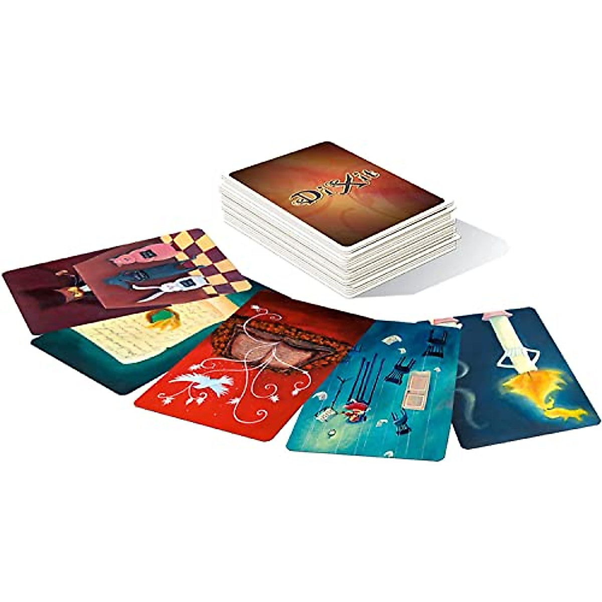Dixit Quest Board Game - Expand Your Imagination with 84 New Cards! Creative Storytelling Game, Fun Family Game for Kids & Adults, Ages 8+, 3-6 Players, 30 Minute Playtime, Made by Libellud
