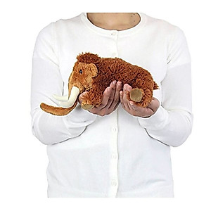 TAMMYFLYFLY Lifelike Woolly Mammoth Plush,13" Mammoth Stuffed Animal,Soft Elephant Plush Toy, Stuffed Toy,Cuddly Toys (30cm)