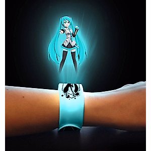 WRIST WORLD Hatsune Miku Wrist Band Set - an Augmented Reality Virtual AR RPG Adventure On Your Phone and Wrist