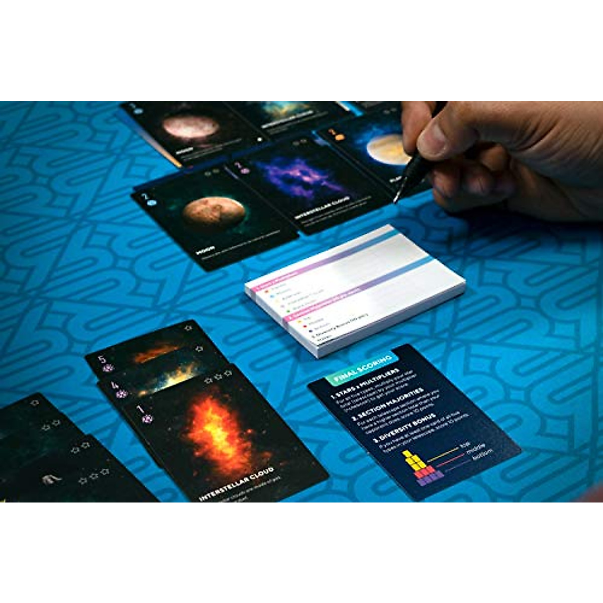 Renegade Game Studios Stellar, 2 Player Stargazing Competition, Ages 8+, Playing Time 30 Minutes.