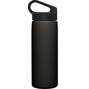 CamelBak Carry Cap Bottle - Vacuum Insulated Stainless Steel - Easy Carry, 20oz, Black