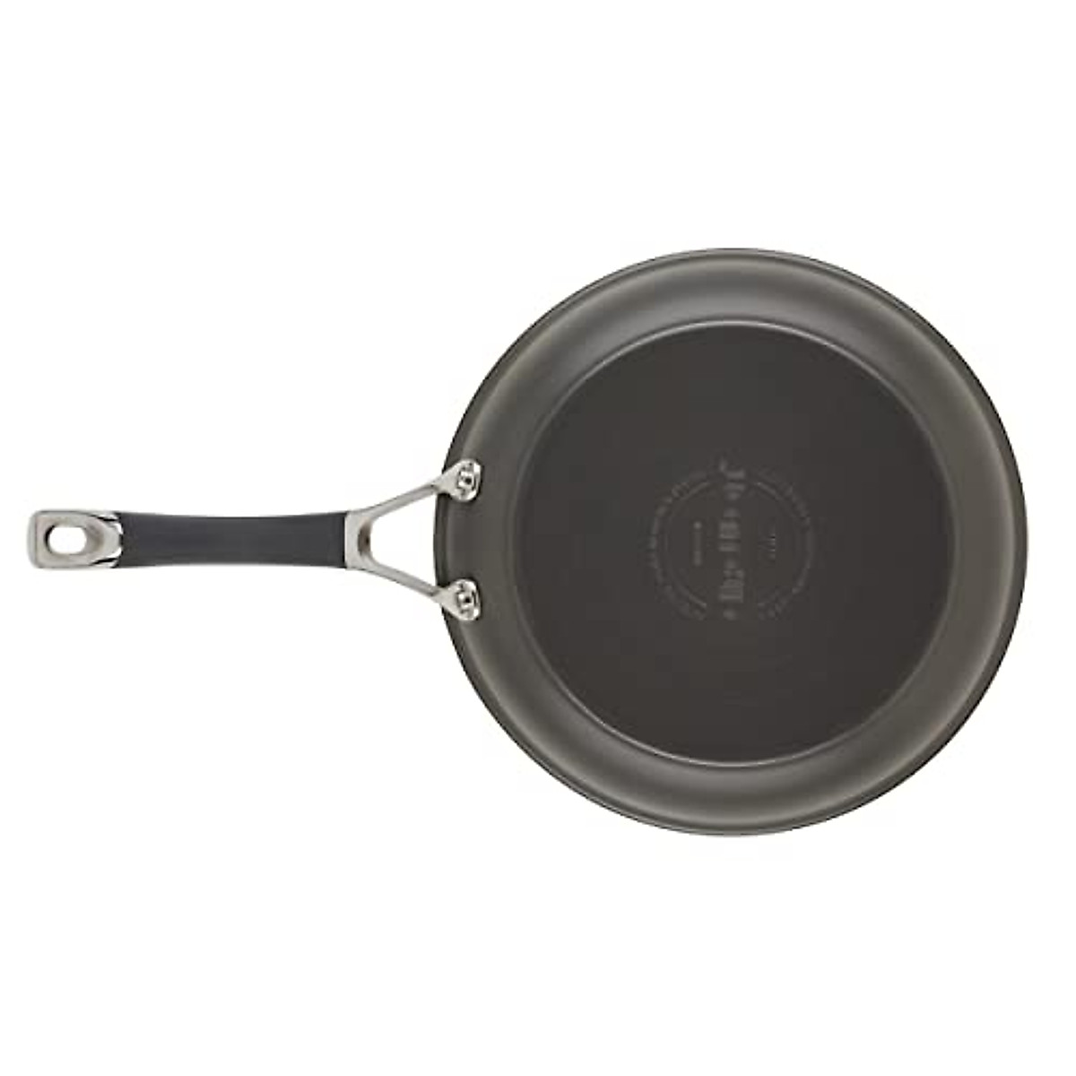 Circulon Radiance Hard Anodized Nonstick Frying / Fry Pan Set / Skillet Set - 8.5 Inch, 10 Inch, and 12.25 Inch , Gray