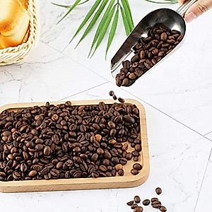 AIEVE Ice Scoop, 2 Pack Ice Scoop for Ice Maker, Metal Ice Scoop for Freezer Counter Top Ice Machine Maker Shovel Popcorn Scoop Kitchen Ice Scooper Ice Bucket Scoop for Kitchen Bar Wedding Party