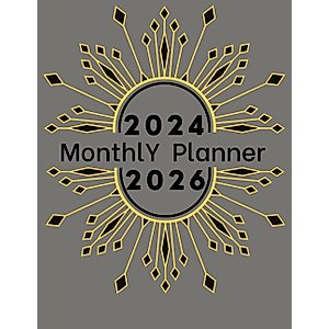 2024-2026 Monthly Planner 3 years: Agenda January 2024 to December 2026 Schedule Organizer and Appointment Notebook with Federal Holidays 3 Year Monthly Calendar.Size 8,5x11 inches