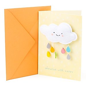 Hallmark Signature New Baby Greeting Card, Happy Cloud