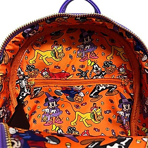 Loungefly Exclusive Disney Mickey and Friends Halloween Double Strap Shoulder Bag