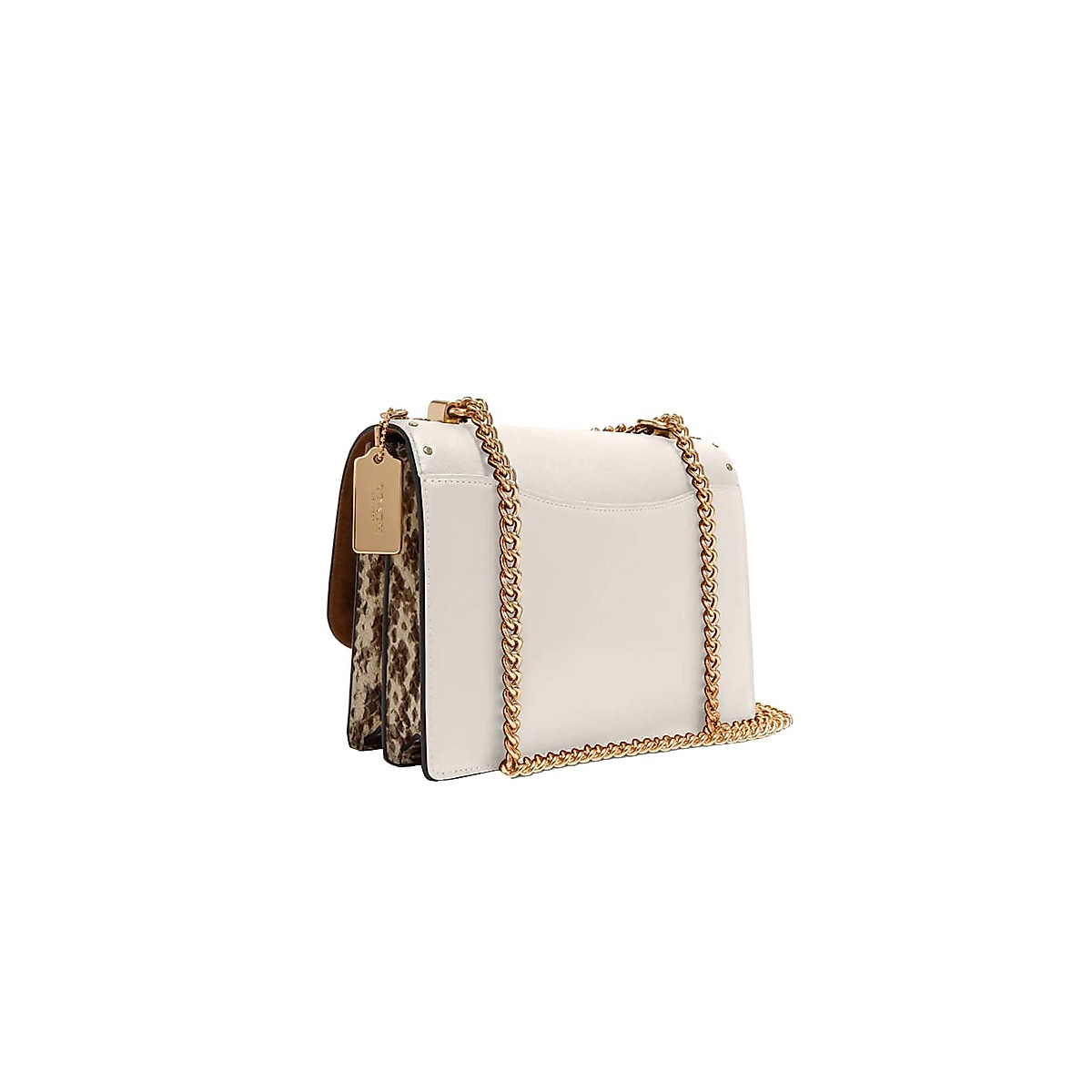 COACH Klare Crossbody In Signature Canvas With Rivets (IM/Light Khaki Multi)