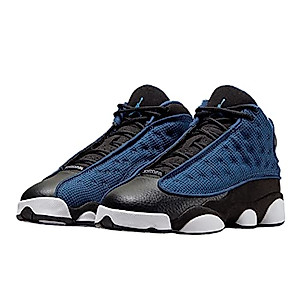 Jordan Boy's Air Jordan 13 Retro (Big Kid) Navy/University Blue/Black/White 5.5 Big Kid M