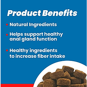 Sparktek Digestive Probiotic Health for Dog Relief Soft Fiber Chews with Pumpkin Psyllum Husk Beet Pulp Developed to Support The Digestive System and Sac Gland Function for Normal Bowel Movement