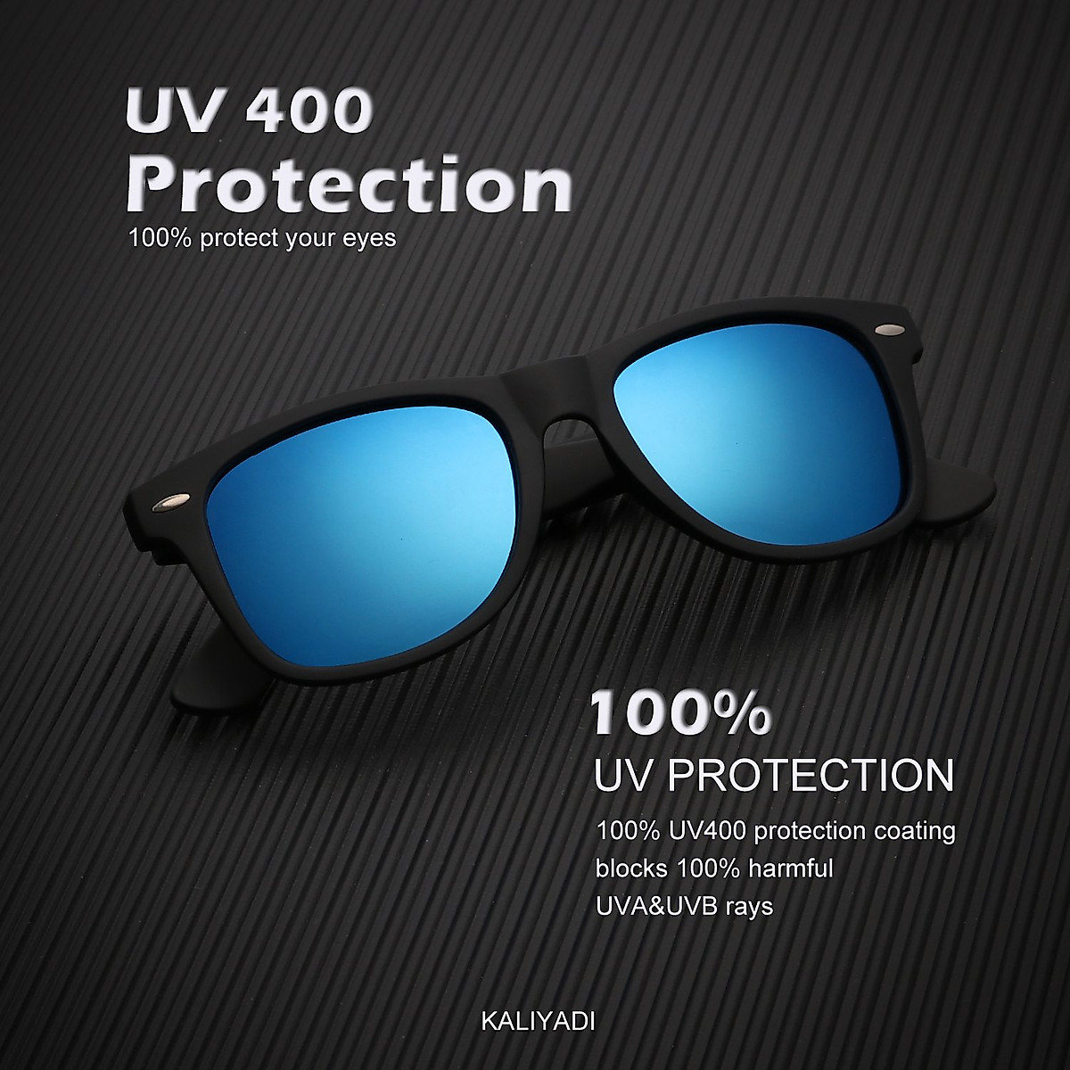 KALIYADI Unisex Polarized Retro Classic Trendy Stylish Sunglasses for Men Women Driving Sun glasses UV Blocking