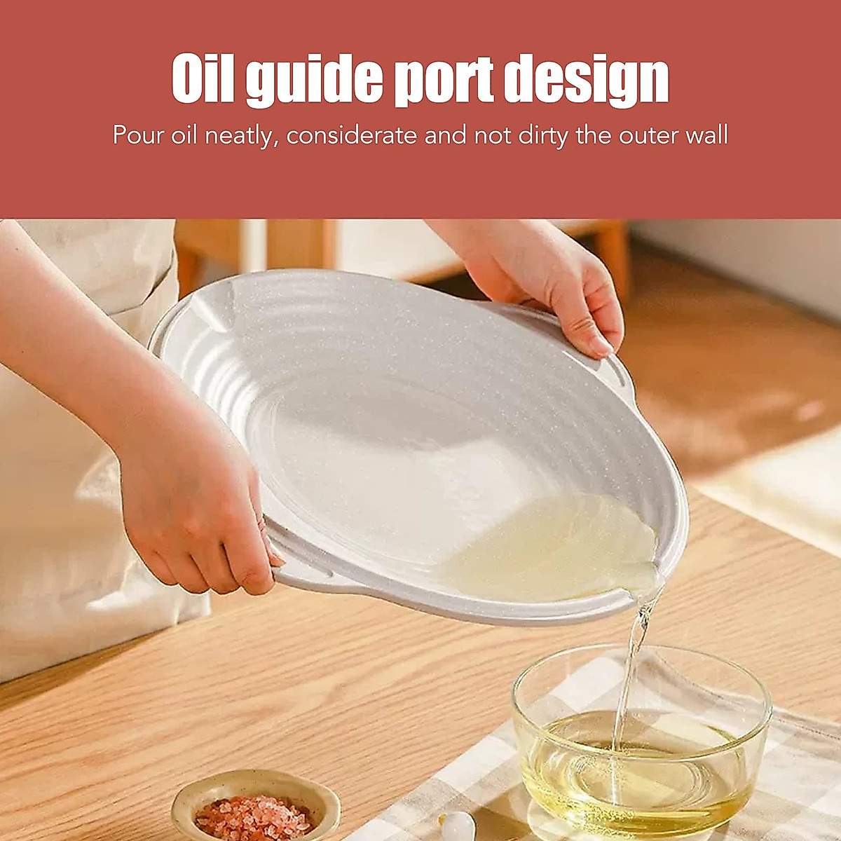 plplaaoo Korean BBQ Grill Pan,Non-stick Grill Circular BBQ Grill Pan,Griddle Pan,White 12.6 In Grill Plate for Induction Cooker,Kitchen Gadgets, for Home, Camping and Outdoor Griddle