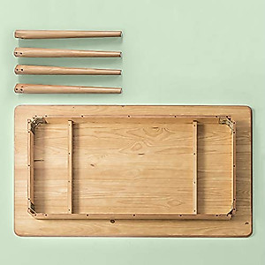 ZINUS Laura 60 Inch Wood Dining Table / Solid Wood Kitchen Table / Table Only / Easy Assembly