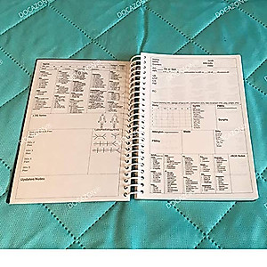 DOCAZON Ob/Gyn 2.0 | The Perfect Obstetrics & Gynecology History & Physical Exam Notebook (Spiral, Water Proof, Disinfectable, MR Safe, 100 Patient Sheets, 5.5" x 8.5" Pocket Size)