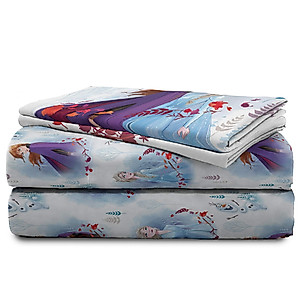 Jay Franco Disney Forest 4 Piece Full Sheet Set, Frozen 2 Spirit