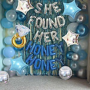 JeVenis She Found Her Honey Honey Sign Balloons Mamma Mia Bachelorette Party Decorations Last Disco Bachelorette Party Decorations Retro 70s Bridal Shower Decorations