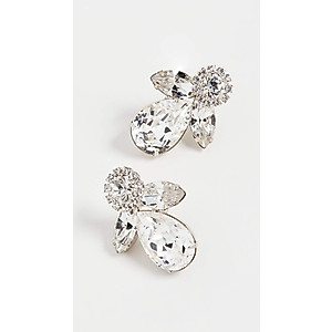 Jennifer Behr Women's Edith Earrings, Crystal, Clear, One Size