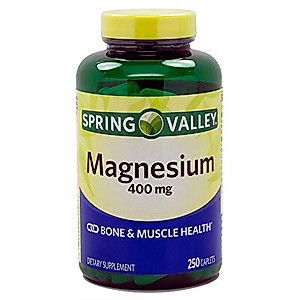 ONLY 1 IN PACK Spring Valley Magnesium 400 Mg, 250 Tablets