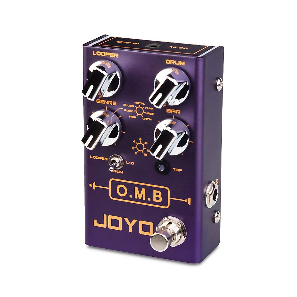 JOYO R-06 O.M.B Looper & Drum Machine Pedal Bundle with JP-06 Noise Blocker Pedal Power Supply