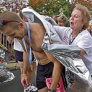 Emergency Blanket Pack-3,Foil Mylar Thermal Blankets Space Blanket 52"x82" Designed for NASA, Outdoors, Hiking, Survival, Marathons or First Aid, Natural Disasters, Retain Body Heat, Keeps You Warm.
