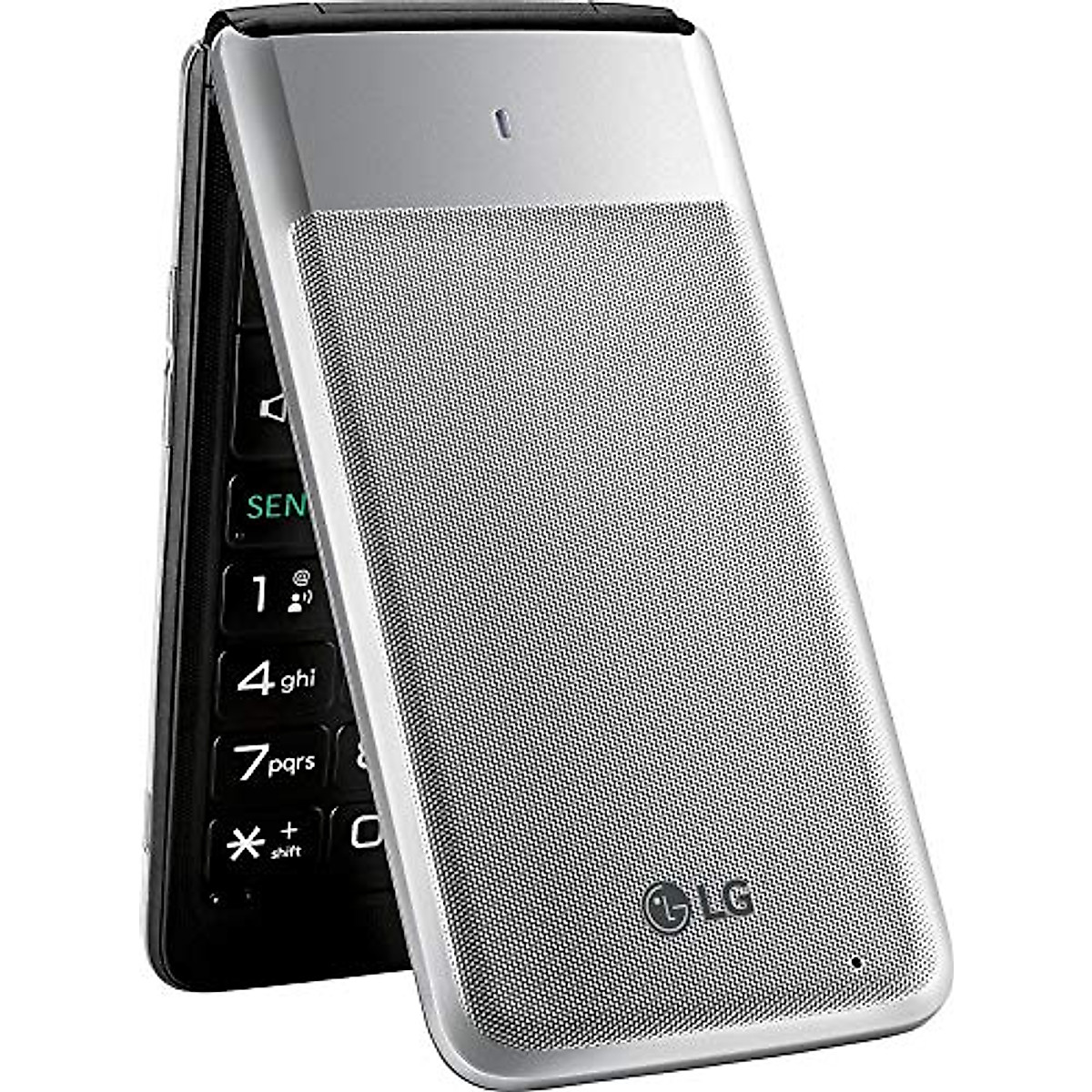 LG - Exalt 4G LTE VN220 with 8GB Memory Cell Phone - Silver (Verizon) (Renewed)