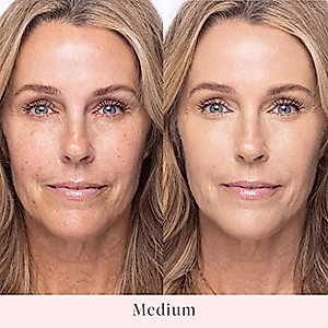 Mally Beauty Stress Less Performance Foundation - Medium - Buildable Medium to Full Coverage - Lightweight Foundation Liquid - Niacinamide Brightens and Hydrates Skin - Satin Finish