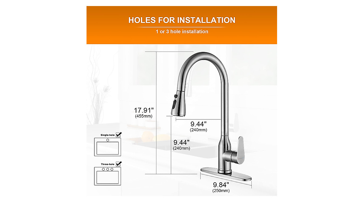 KEER Touch Kitchen Faucet - Smart & Easy Control