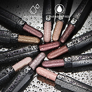 LUXAZA 10PCS Eyeshadow Stick,Shimmer And Neutral Champagne Pink Metallic Eye Shadow sticks,Cream Pencil Crayon with Smudge-proof & Waterproof,Eye Brightener Stick