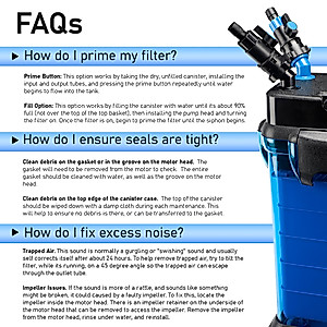 Penn-Plax Cascade All-in-One Aquarium Canister Filter – for Tanks Up to 65 Gallons (185 GPH) – Cascade 700