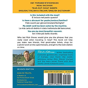 Rick Steves' Italian Phrase Book & Dictionary