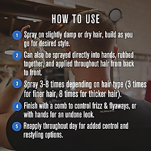 Baxter of California Clay Effect Style Spray for Men | Textured Finish | Strong Hold | Hair Styler | 4 fl. oz.