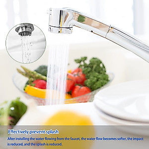 6 Pcs Faucet Aerator 15/16-Inch Male Threads Aerator 2.2 GPM Bathroom Sink Aerator Faucet Replacement Parts with Brass Shell Kitchen Sink Aerator Universal Size Faucet Filter with Gasket