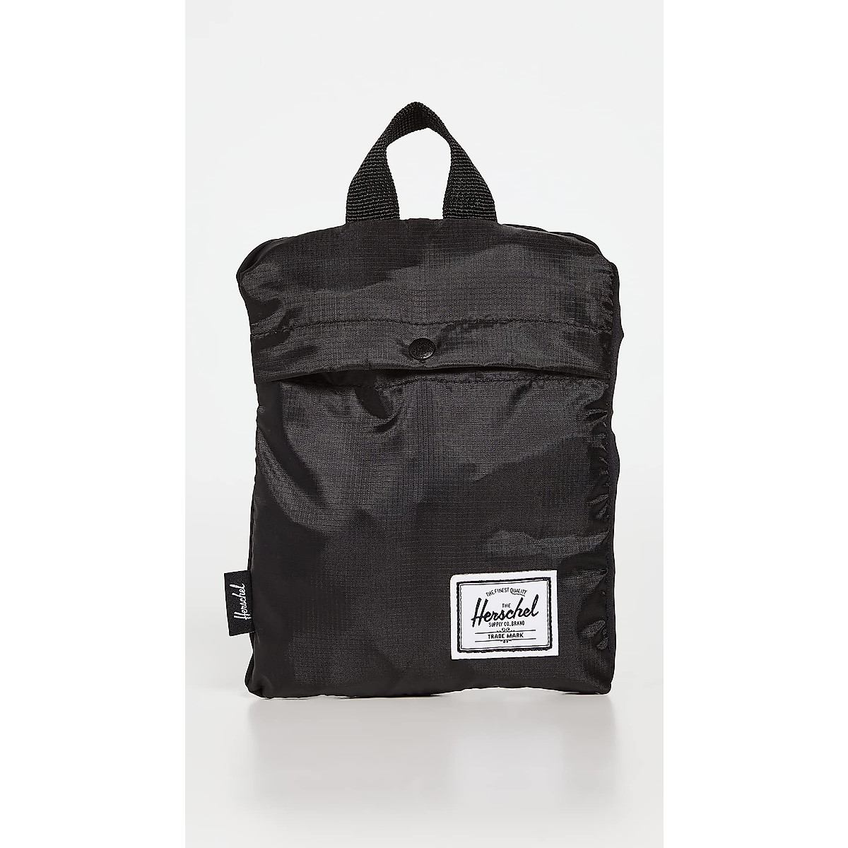 Herschel Packable Daypack Backpack, Black/Black, One Size