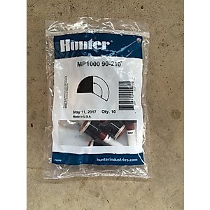 Hunter (10 Pack) Sprinkler MP1000 90 MP Rotator, 8' to 15' Radius and Adjustable from 90-210 Degrees (10)