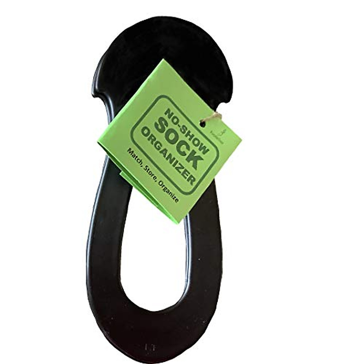 FootieTree (Black 8) No Show Sock Organizer | Hanger | Rack | Dryer & Storage. Classic Rosie Collection, Holds About 10 Pairs. Wear Each Pair Over The FootieTree & Place in The Drawer.